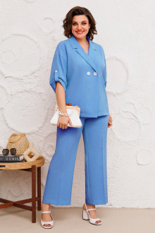 Брючный костюм AGATTI 5288-3 голубой