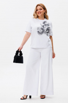 Брючный комплект Michel chic 1368 белый