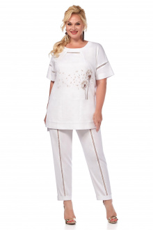 Брючный комплект LaKona 11378 молочный_с_одуванчиками