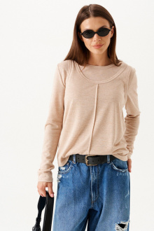 Комплект с блузой ELLETTO LIFE 5314 бежевый