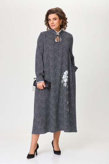 Michel chic 2170 темно-синий,горох | Купить Платье Michel chic по цене 183.72 BYN с доставкой из ...